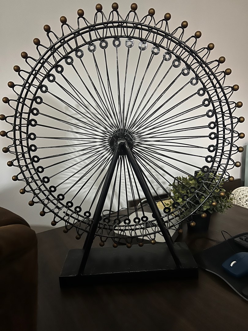 Metal Ferris Wheel Sculpture, Furniture & Home Living, Home Decor ...