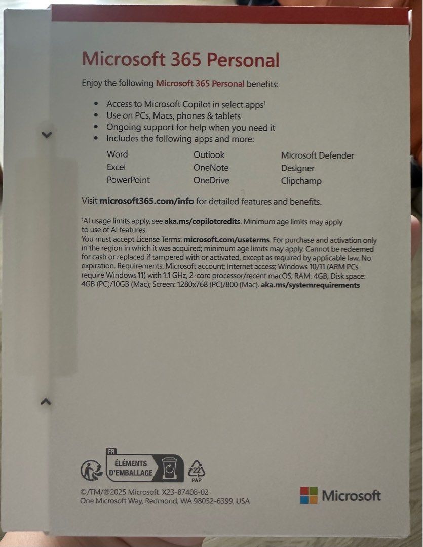 Microsoft 365 Personal - 12-Month Subscription, Computers & Tech, Parts ...