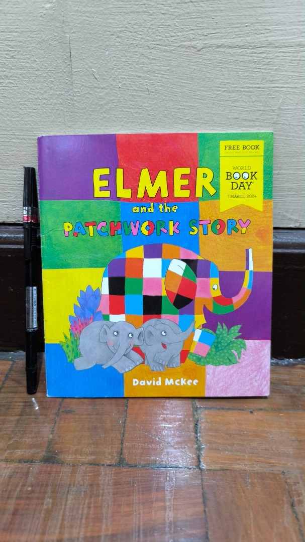 Mini Flat Book | Elmer and the Patch Story, Hobbies & Toys, Books ...