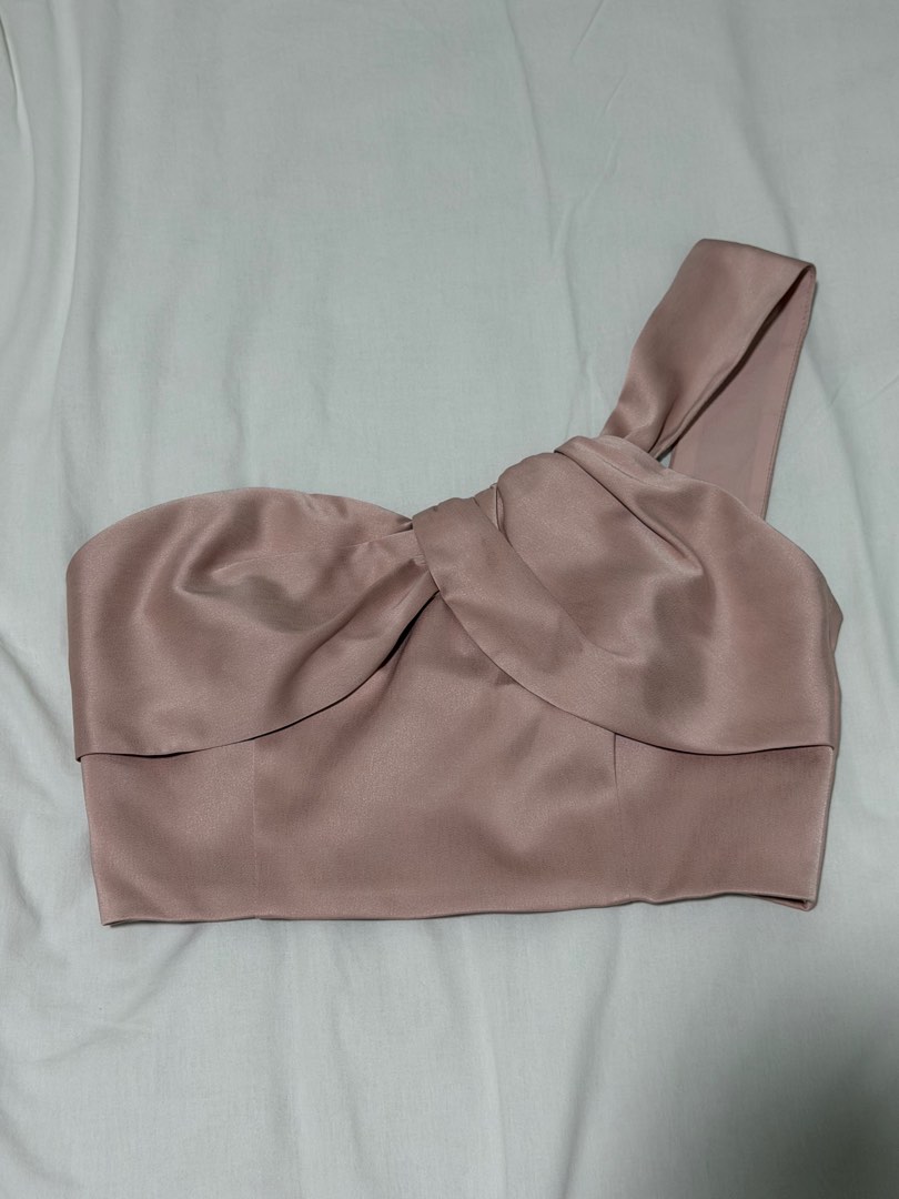 Neonmello Pink Toga Top, Women's Fashion, Tops, Sleeveless on Carousell
