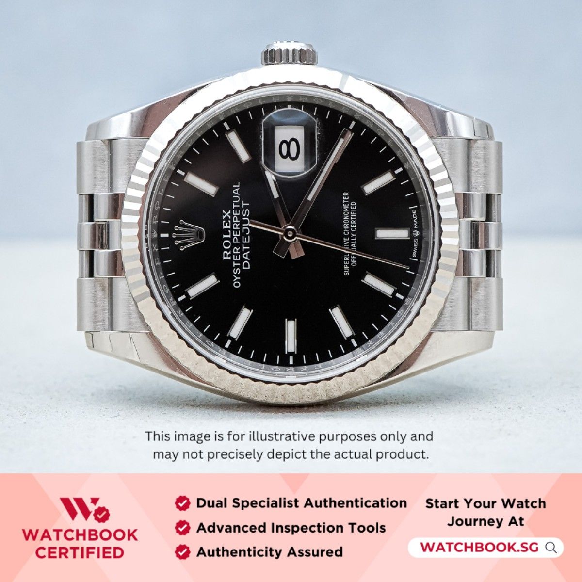 New Rolex Datejust Jubilee 126234 Black Dial A5195 Nov 2025, Luxury ...