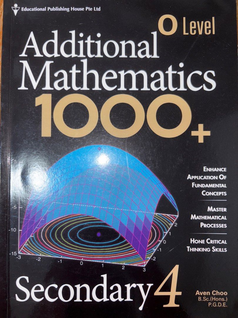 O Level Additional Mathematics 1000+ Textbook, Hobbies & Toys, Books ...