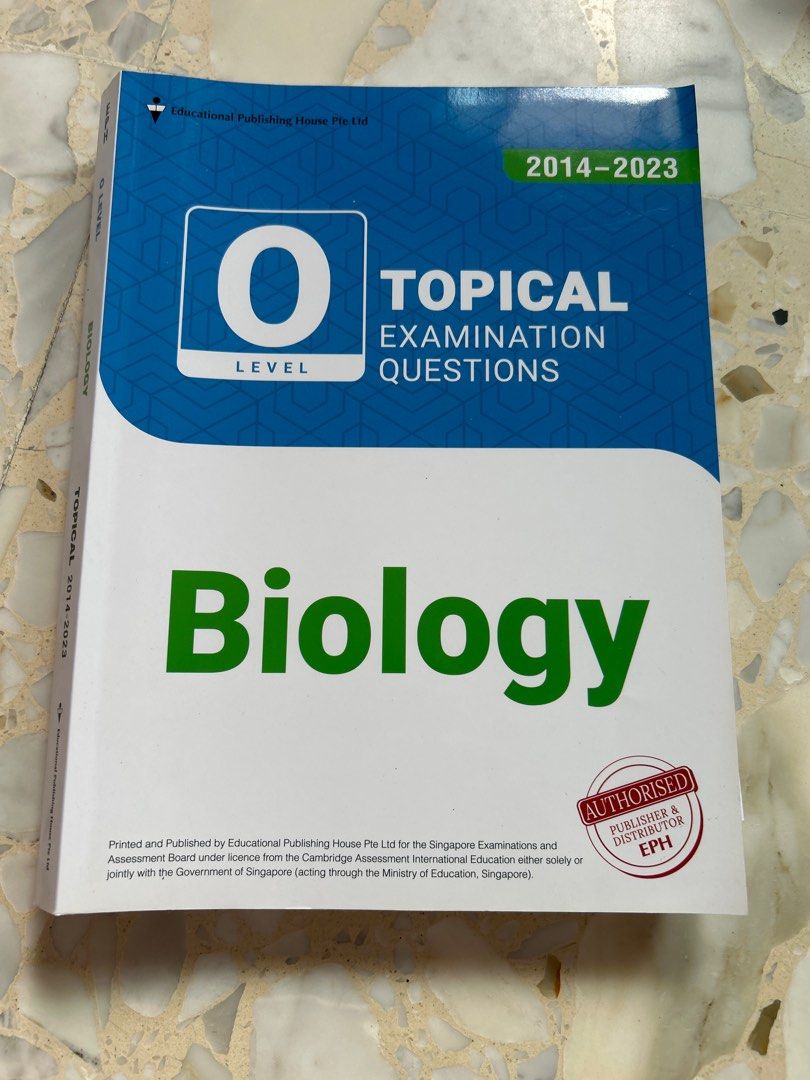 O Level Topical Examination Questions Biology 2014-2023, Hobbies & Toys ...