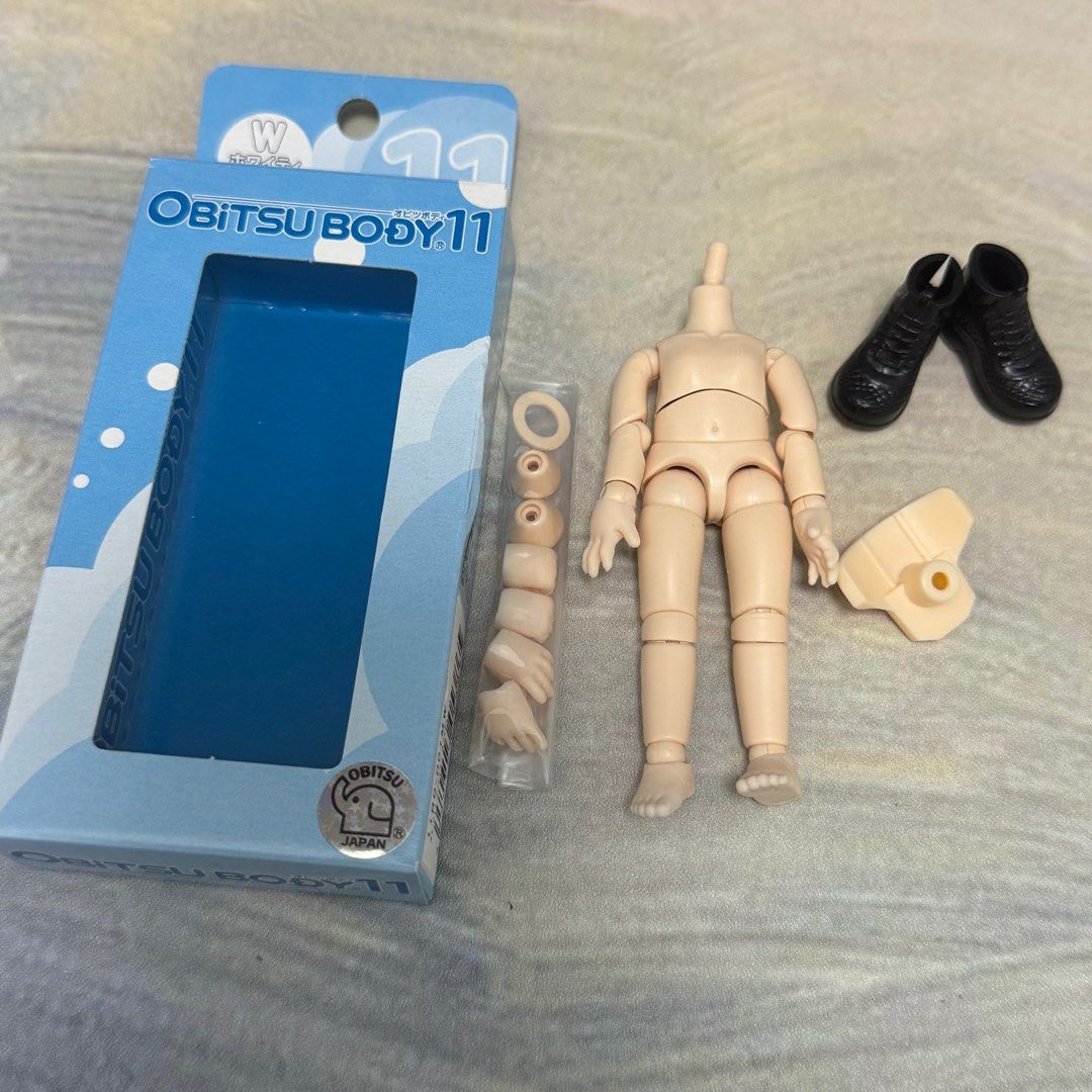 Obitsu Body OB11 素體 黏土人黏土娃, 興趣及遊戲, 玩具 & 遊戲類 - Carousell