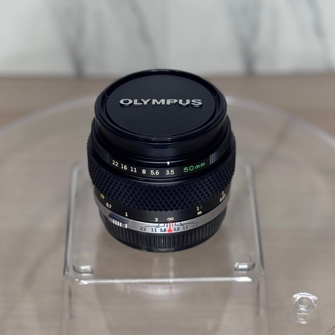 Olympus Macro OM-System Zuiko Auto-Macro 50mm f/3.5 Lens, Photography, Lens & Kits on Carousell
