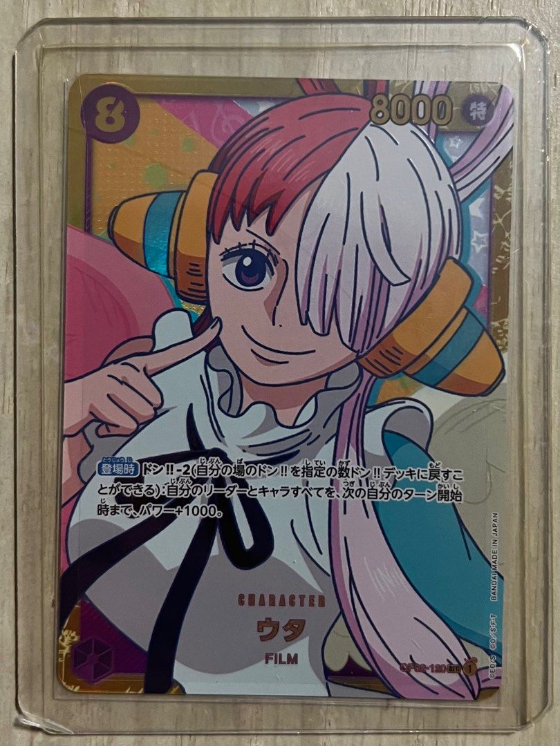 One Piece Card Game - Uta Film OP02-120 SR, Hobbies & Toys, Toys ...