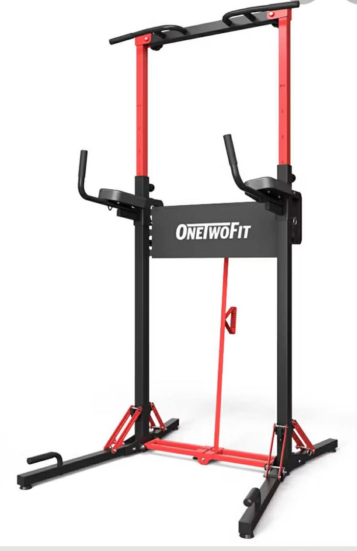 ONE TWO FIT Power Tower - Dip Station, Sports Equipment, Exercise & Fitness, Cardio & Fitness ...