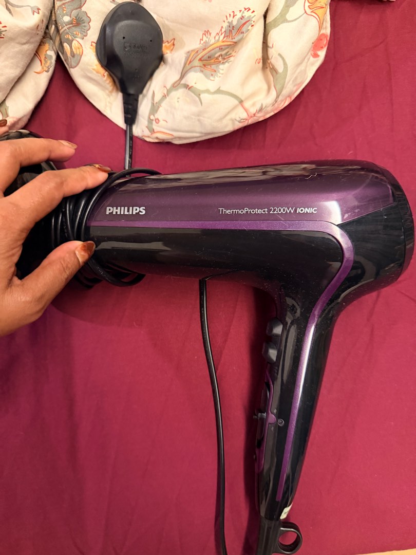 Philips ThermoProtect 2200W Ionic Hair Diffuser, Beauty & Personal Care ...