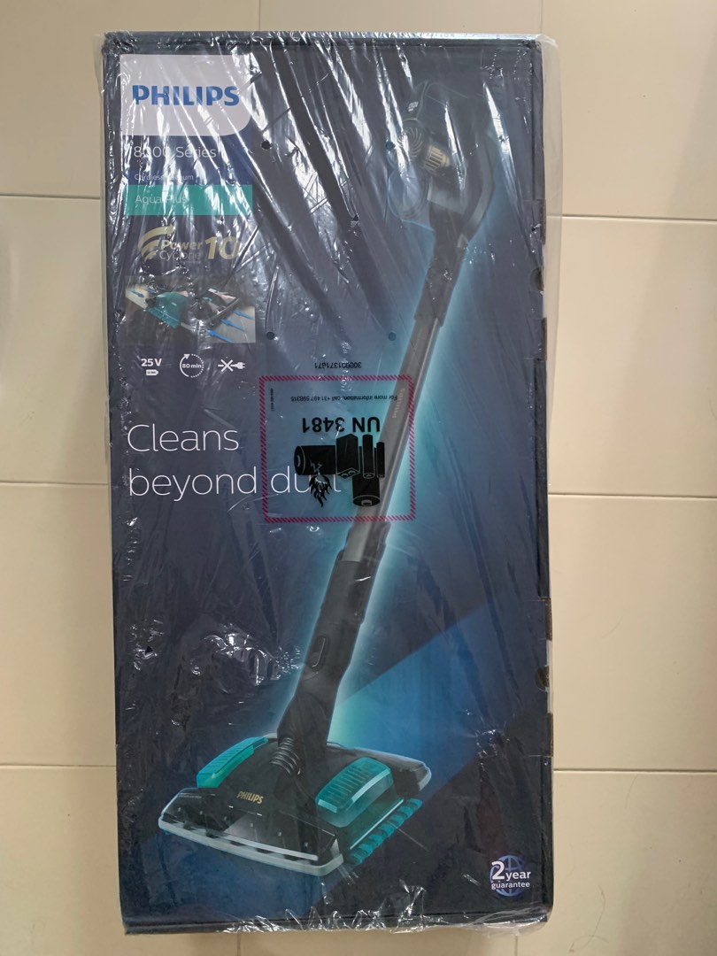 Philips XC8349 Aqua Plus Cordless Vacuum Cleaner, TV & Home Appliances, Vacuum Cleaner ...