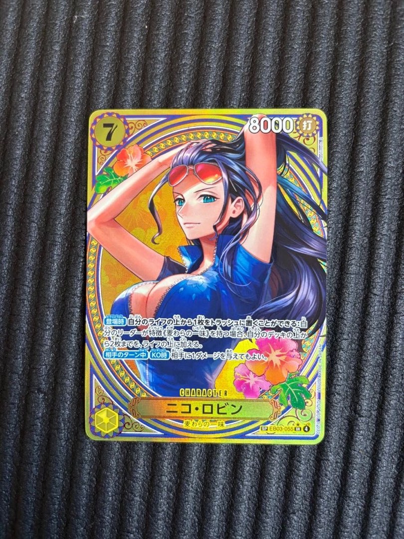 PO One Piece Card Game Nico Robin Eb03, Hobbies & Toys, Toys & Games on ...