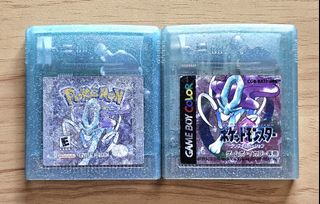 Original/ Authentic Pokemon Crystal for Gameboy Color, Video Gaming ...