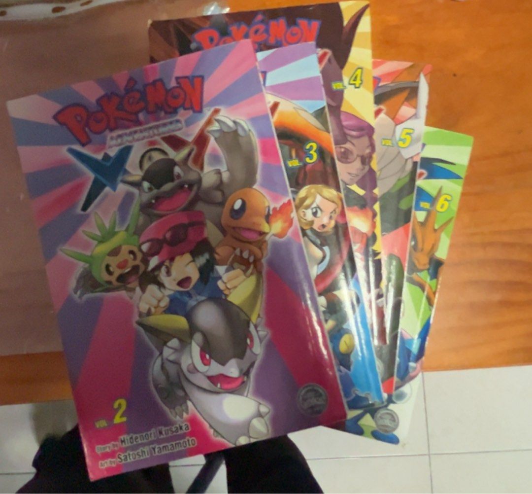 Pokemon XY manga Vol. 2-6, Hobbies & Toys, Books & Magazines, Comics ...