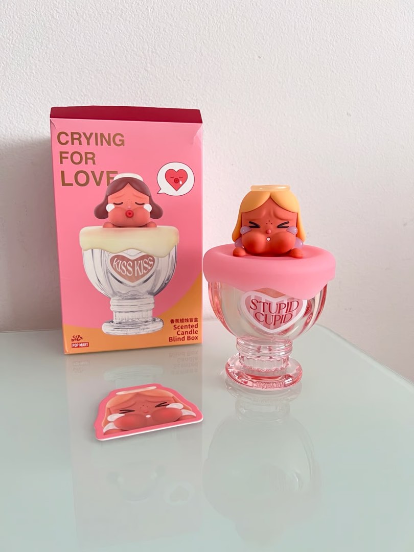 PopMart: Cry Baby Crying For Love Scented Candle - Stupid Cupid, Hobbies & Toys, Memorabilia ...