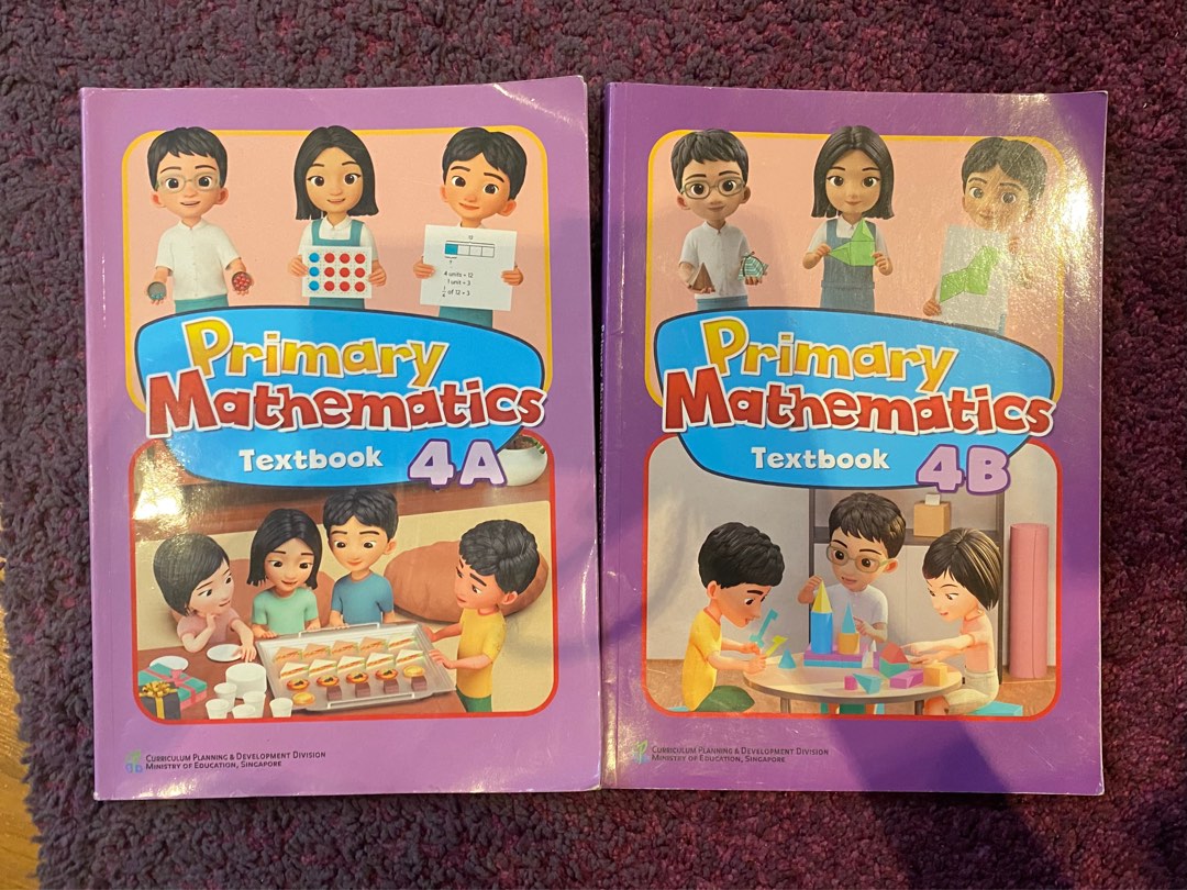 Primary Mathematics 4A and 4B, Hobbies & Toys, Books & Magazines ...