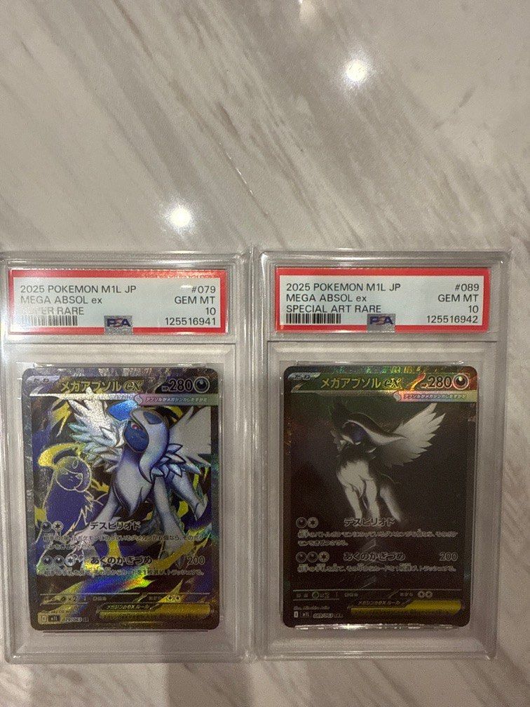 PSA 10 Sequential Mega Absol SR & SAR Mega Brave, Hobbies & Toys, Toys ...