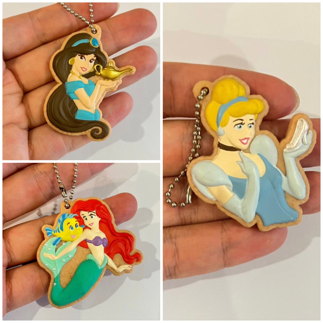 [RM6/pc] Disney Princess Cinderella / Jasmine / Ariel Cookie Charm ...