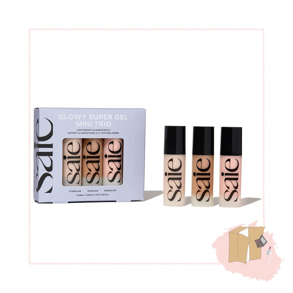 Saie Mini Glowy Super Gel Trio 3 x 15ml (Starglow, Sunglow, Roseglow ...