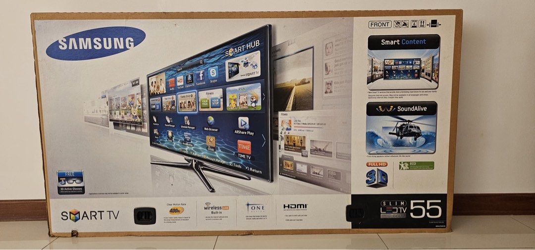 Samsung 55 inch Smart TV with Remote, TV & Home Appliances, TV ...