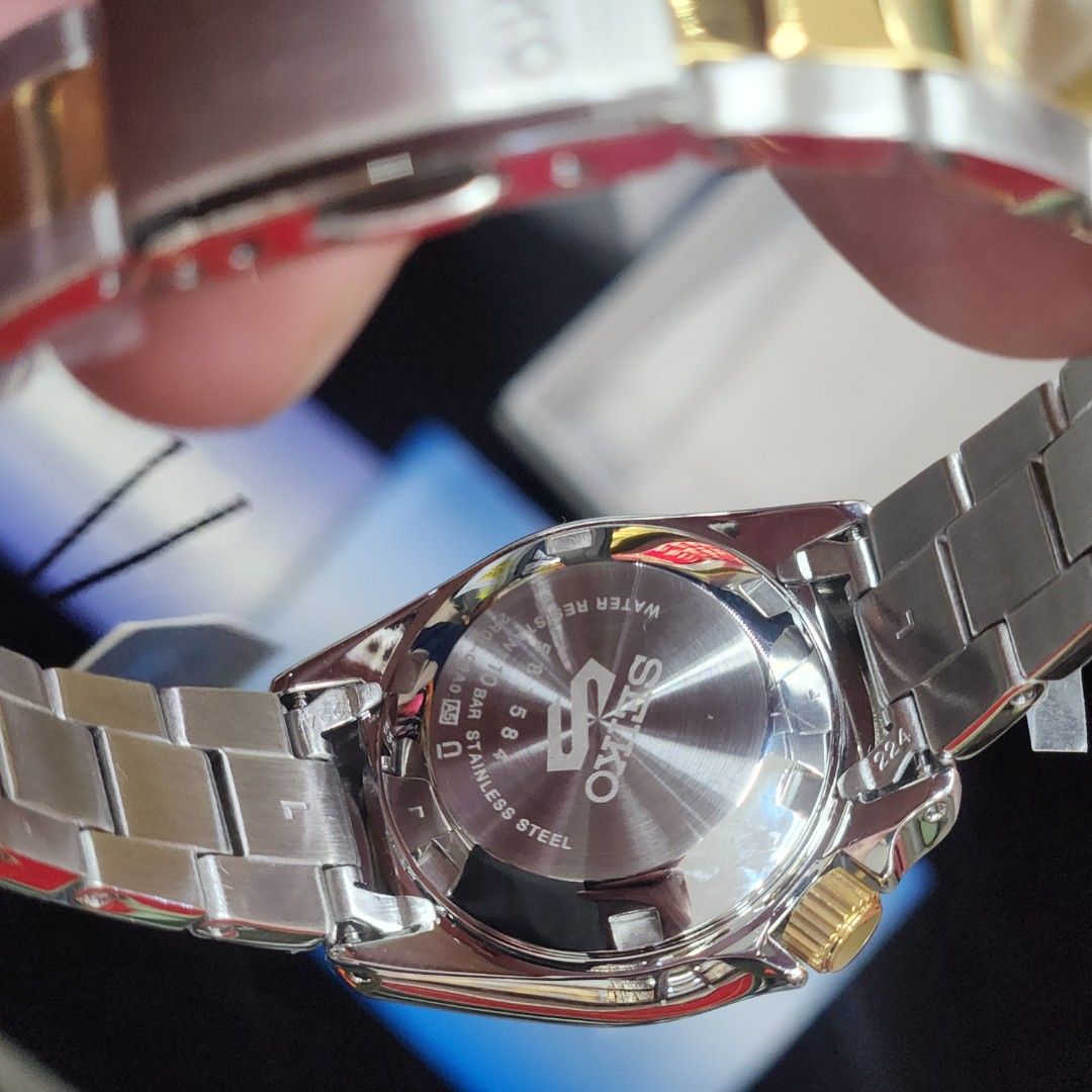 Seiko Sports Twotone White Dial SRE004K1 SRE004 Womens Watch Automatic ...