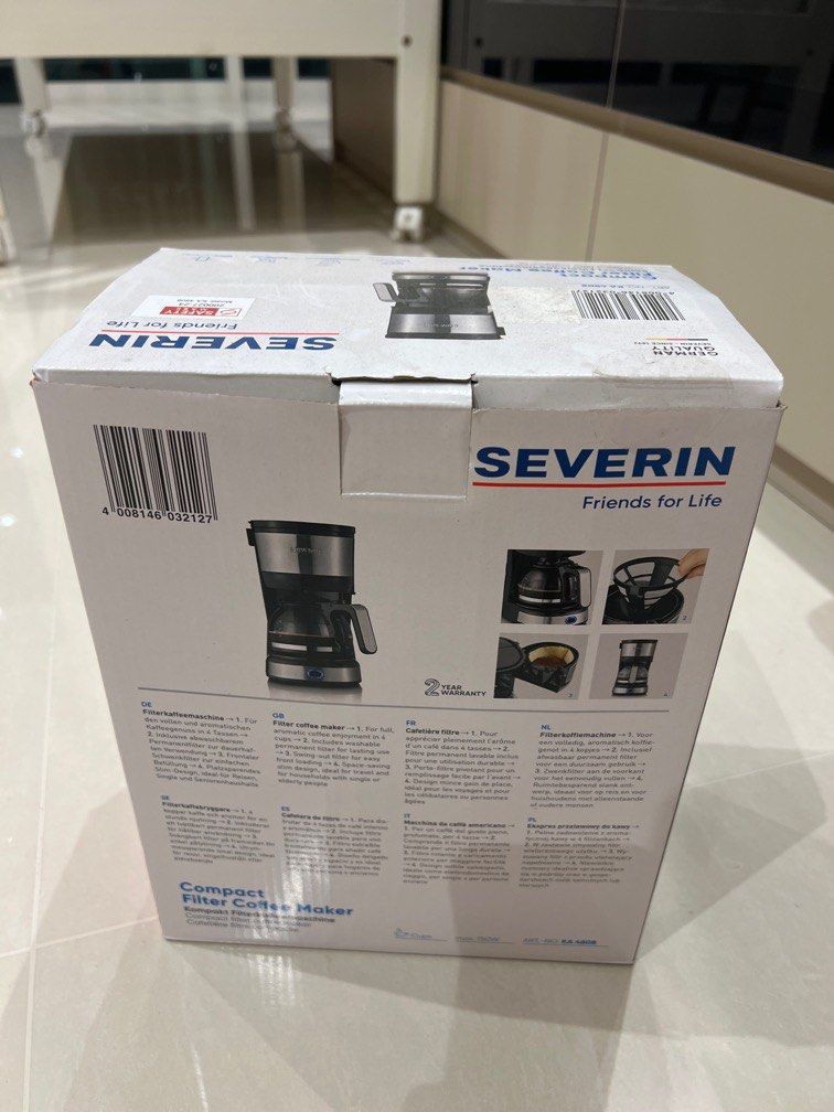 Severin Coffee Maker, TV & Home Appliances, Kitchen Appliances, Coffee ...