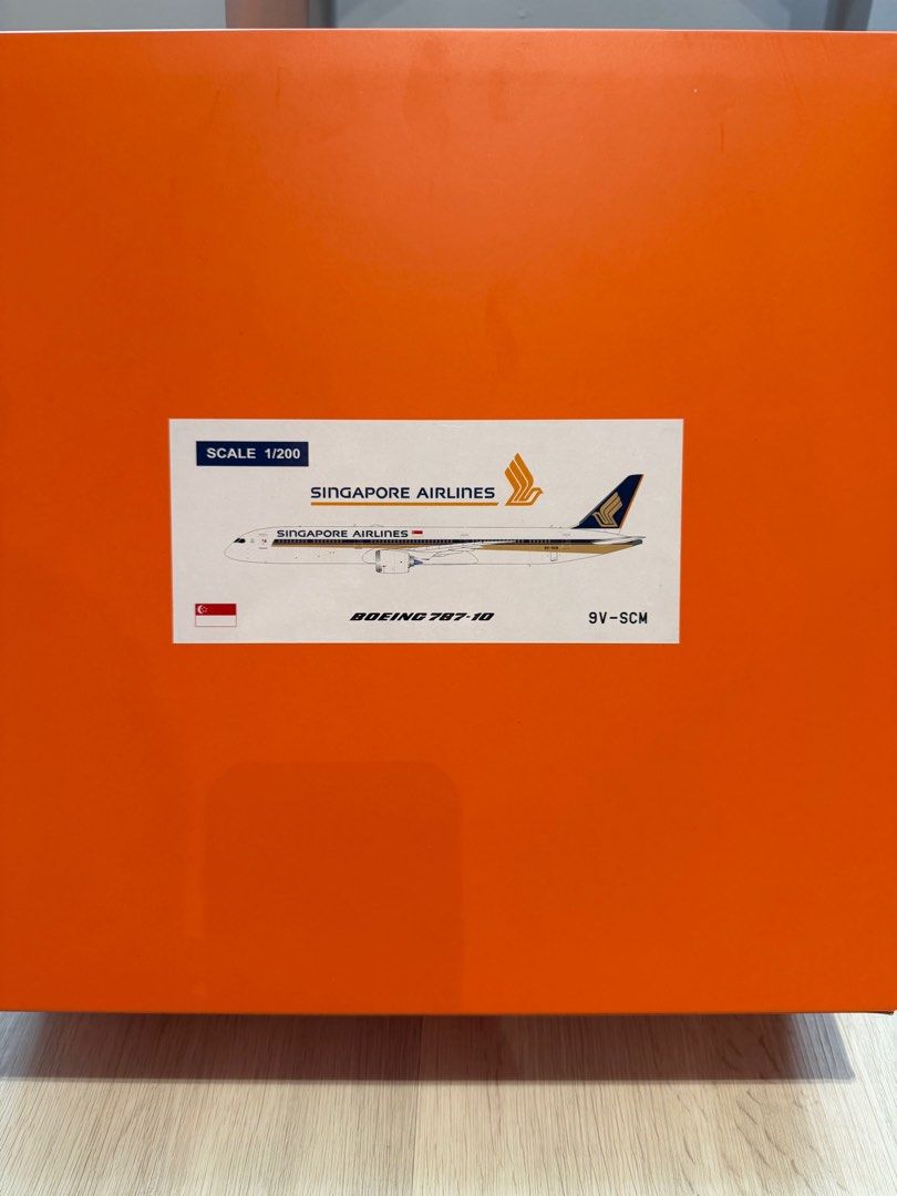 Singapore Airlines Boeing 787-10 Scale Model, Hobbies & Toys, Toys ...