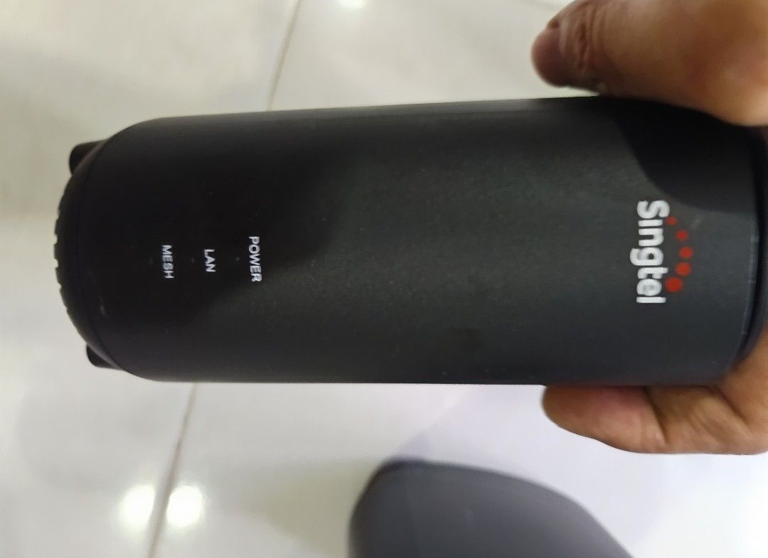 Singtel WiFi Mesh Extender - Black, Computers & Tech, Parts ...