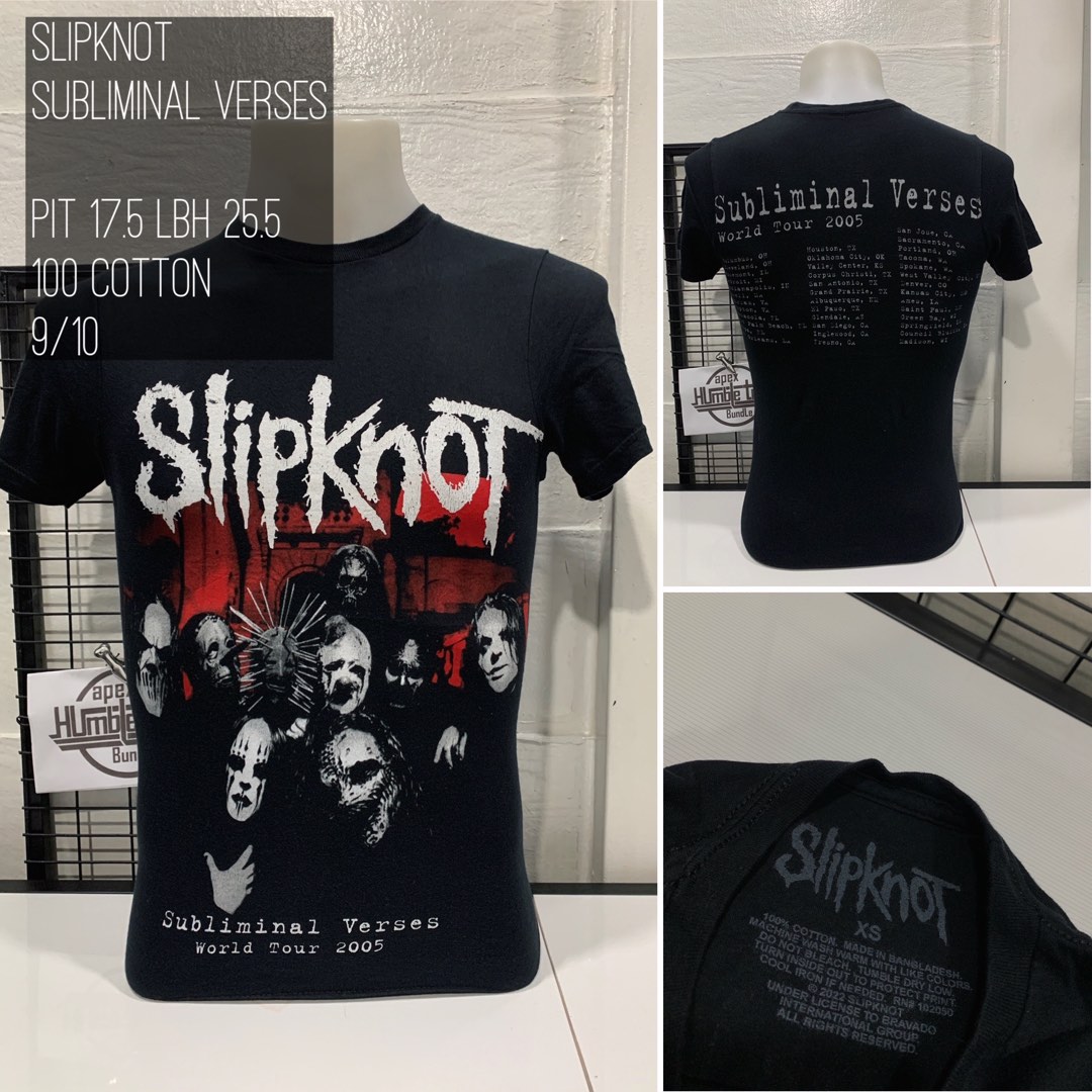 SLIPKNOT Subliminal Verses, Men's Fashion, Tops & Sets, Tshirts & Polo ...