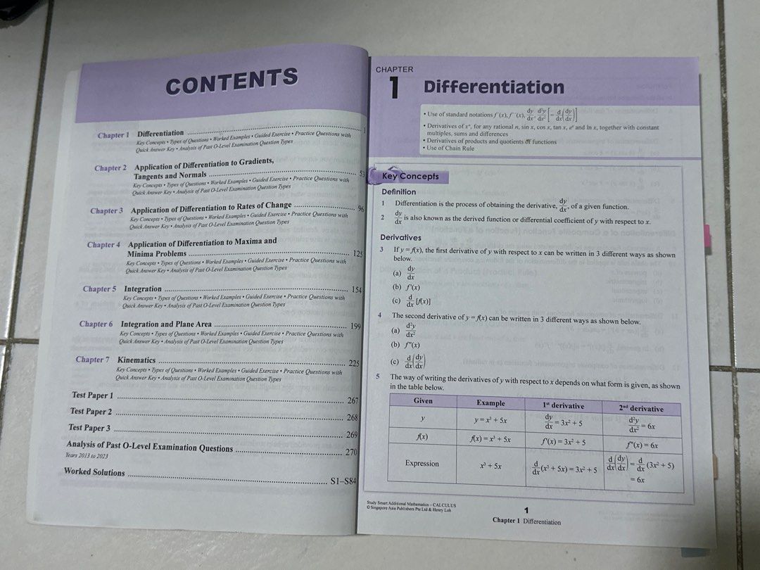 Study Smart Additional Mathematics Algebra, Caculus & Geometry ...