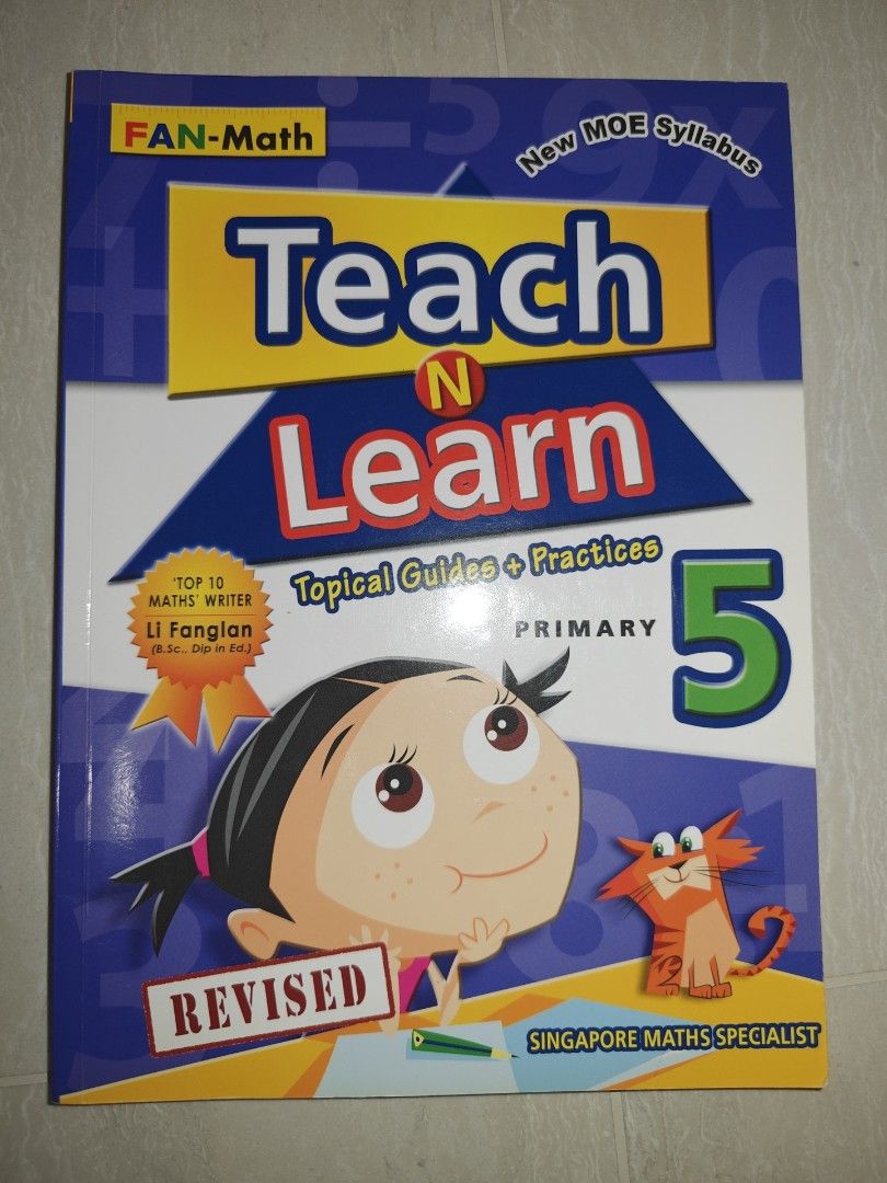 Teach n Learn Primary 5 Maths Textbook, Hobbies & Toys, Books ...