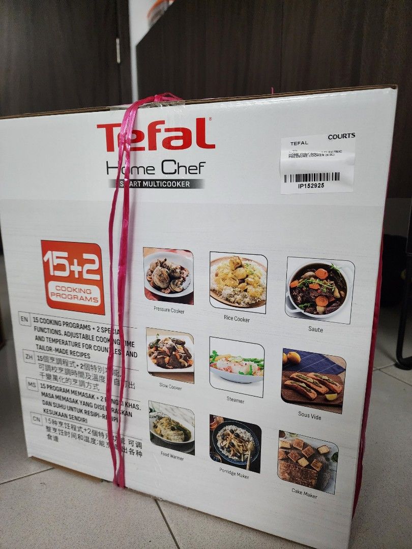 Tefal Home Chef Smart Multicooker, TV & Home Appliances, Kitchen ...