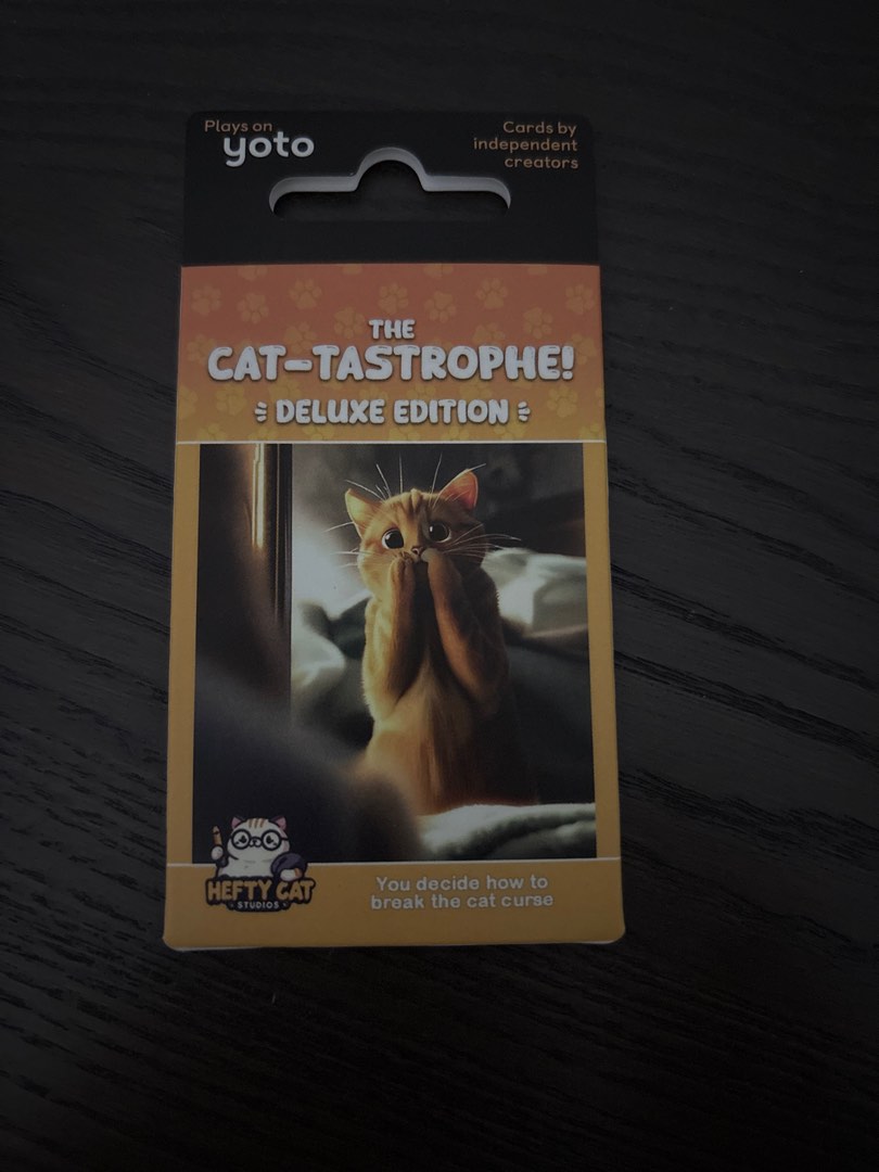 The Cat-Tastrophe! Deluxe Edition Yoto Card Game, Hobbies & Toys, Toys ...