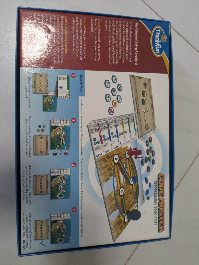 ThinkFun Code Master Programming Logic Game, Hobbies & Toys, Toys ...
