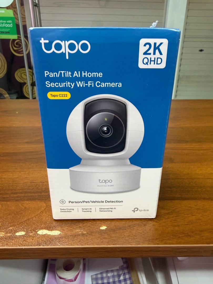 TP-Link Tapo C222 2K QHD Wi-Fi Security Camera, Furniture & Home Living ...
