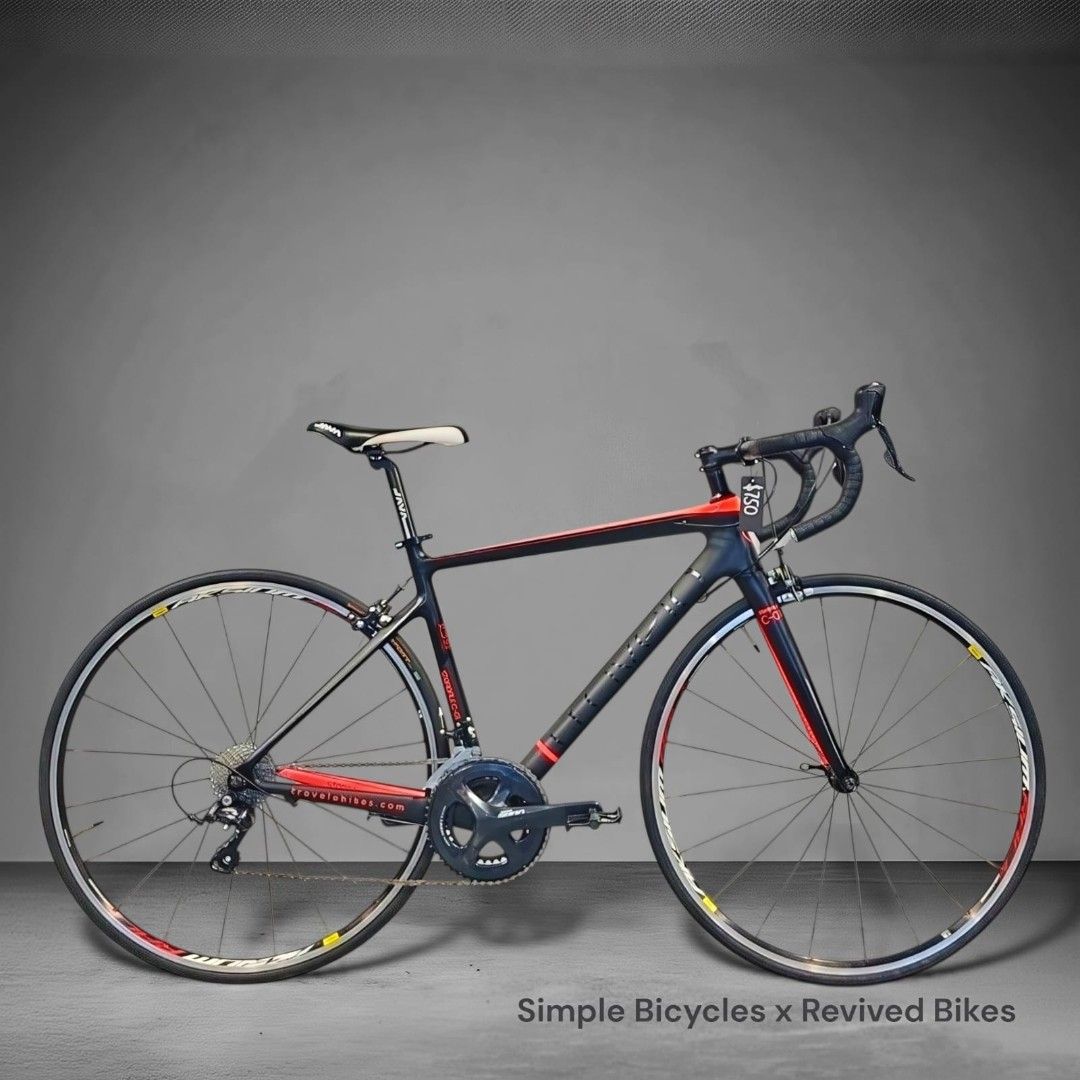 Travelo Carbon Road Bike, excellent condition with full warranty, Sports Equipment, Bicycles ...