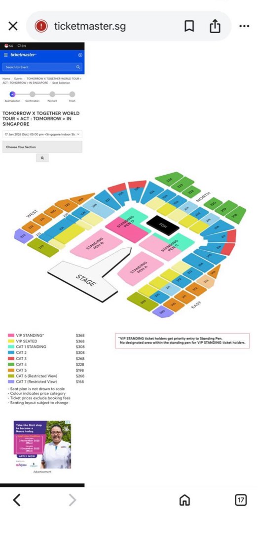 TXT (Tomorrow X Together) World Tour - Singapore - 2 Tickets, Tickets ...