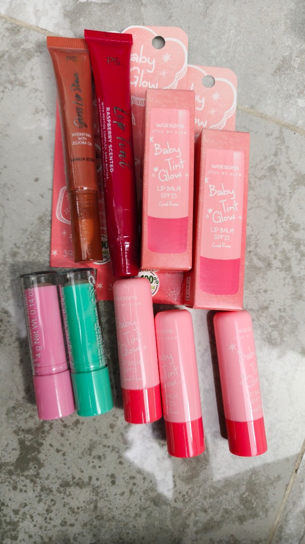 Watsons Baby Tint Glow Lip Balm SPF15, Beauty & Personal Care, Face ...