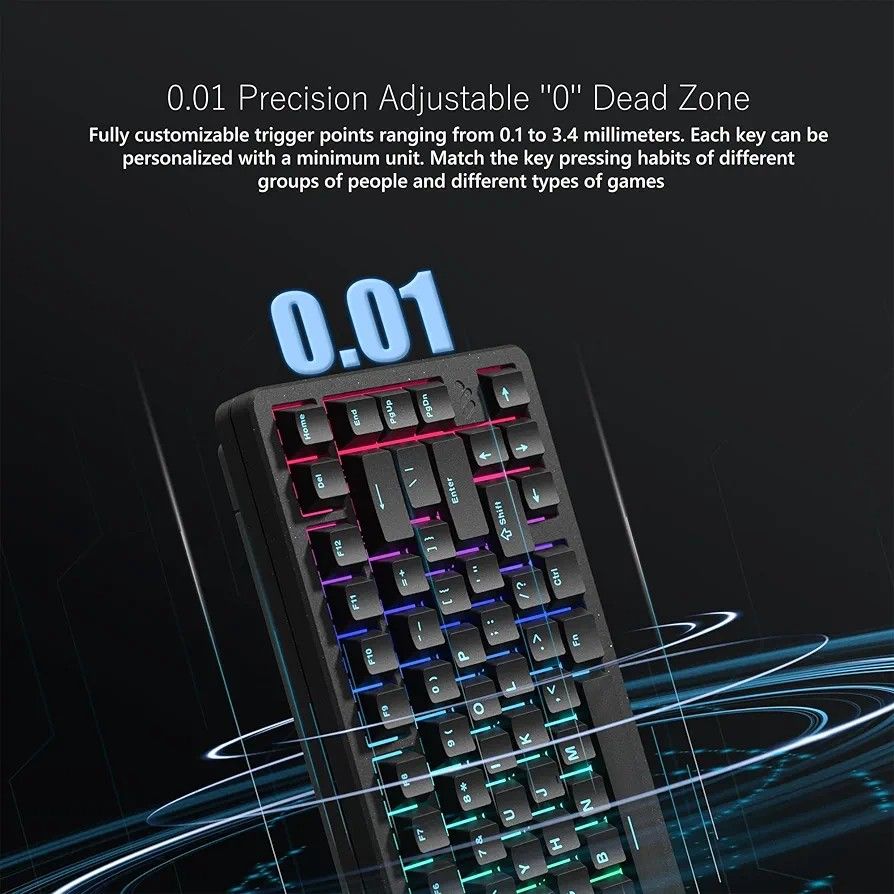 Womier SK75 TMR Wireless Magnetic Keyboard, Computers & Tech, Parts ...