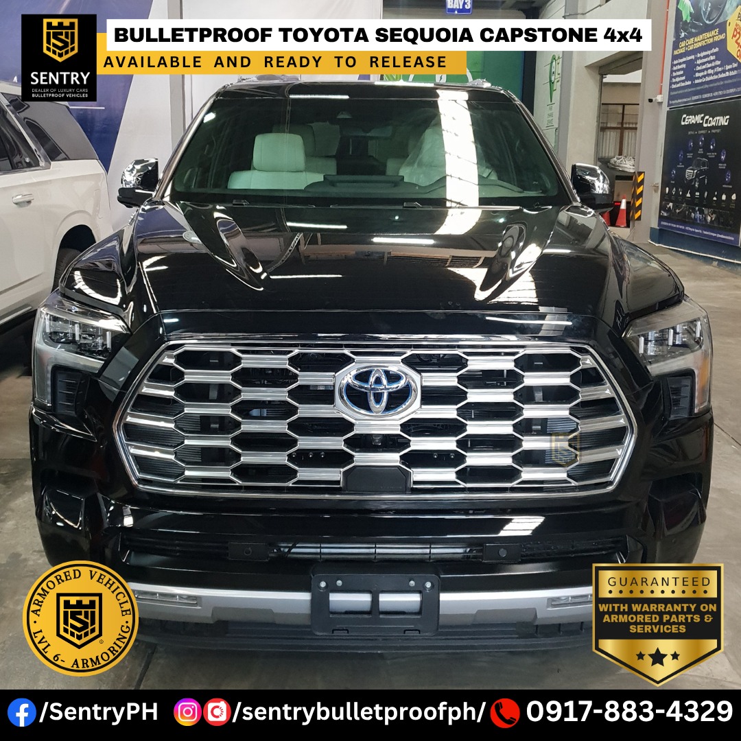 2026 Toyota BULLETPROOF Level 6 Sequoia Capstone 4x4 Auto, Cars for ...