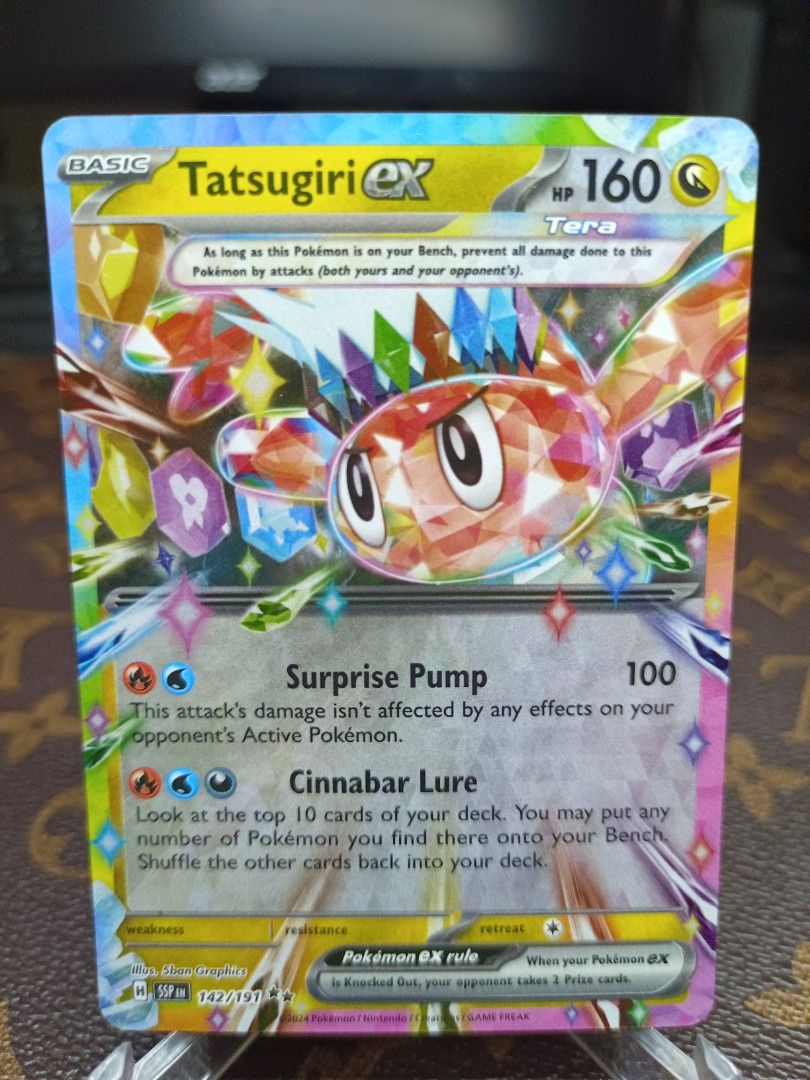 #2 Tatsugiri ex Tera - 142/191 Ultra Rare (Surging Sparks) Pokemon Card ...