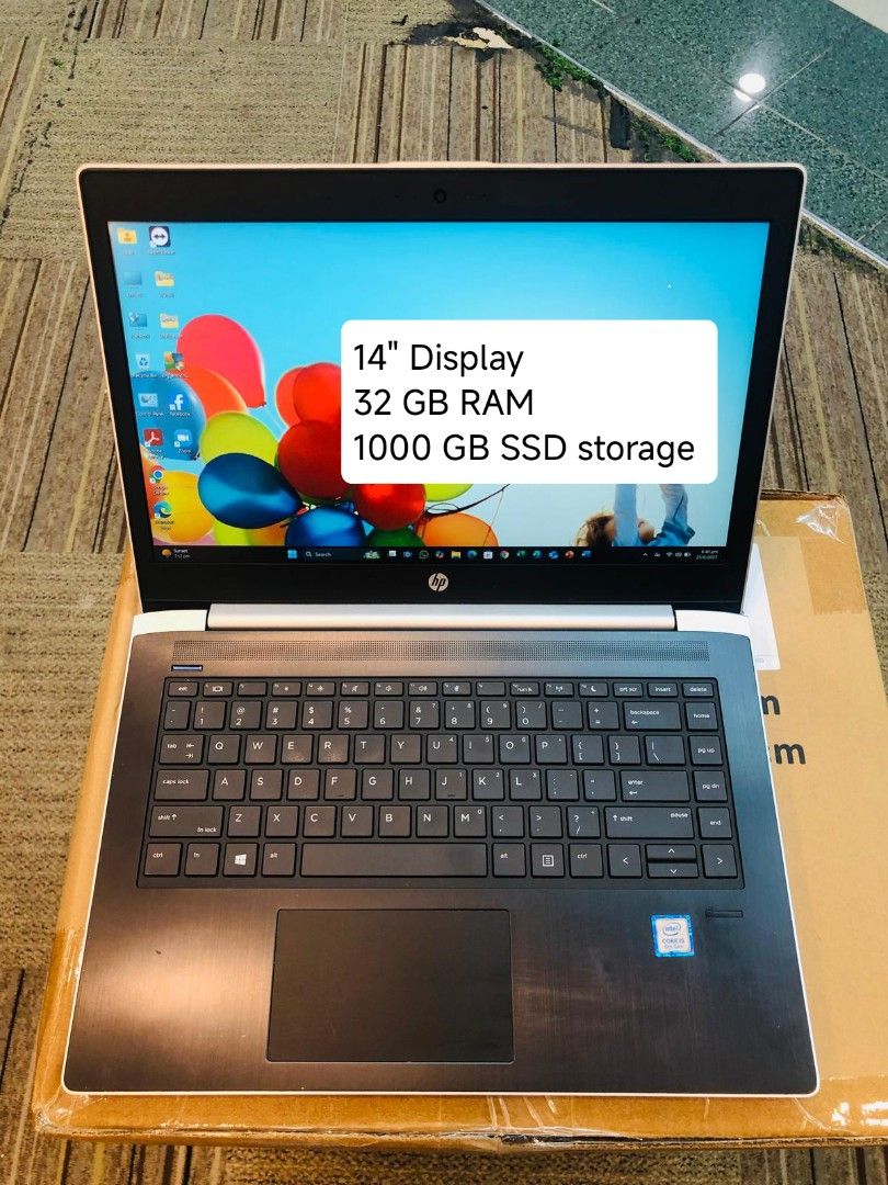 32GB and 1TB - HP ProBook G5 | i5 8th Gen | 32 GB RAM | 1000 GB SSD ...