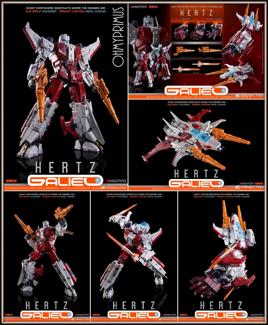 ⭐ [𝗣𝗿𝗲-𝗼𝗿𝗱𝗲𝗿] Bingo Toys BingoToys BT08-01 BT0801 Galileo - Hertz ...