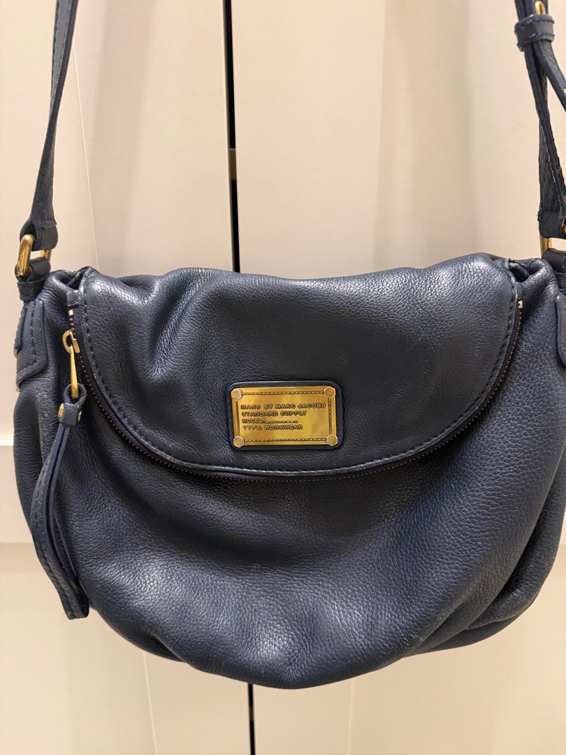 Nice! MARC BY MARC JACOBS Classic NATASHA DARK BLUE , Women's Fashion ...