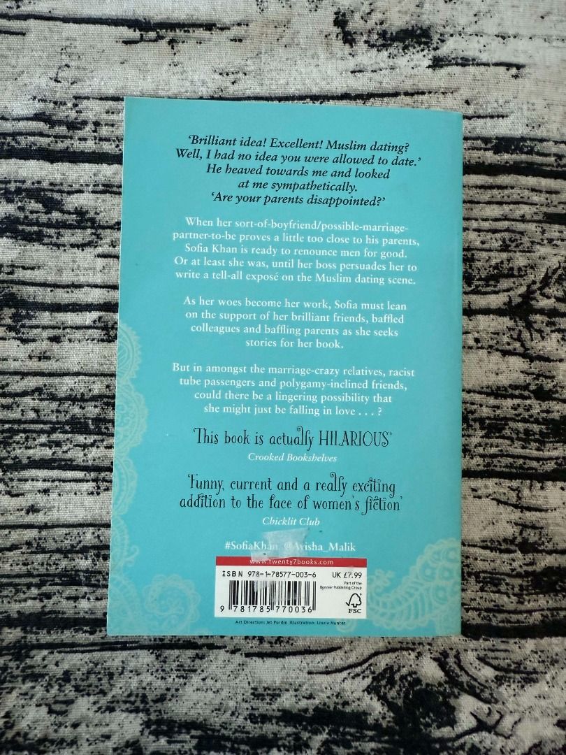 [💯 Ori] Sofia Khan Is Not Obliged | Ayisha Malik | Contemporary Romance, Hobbies & Toys, Books ...