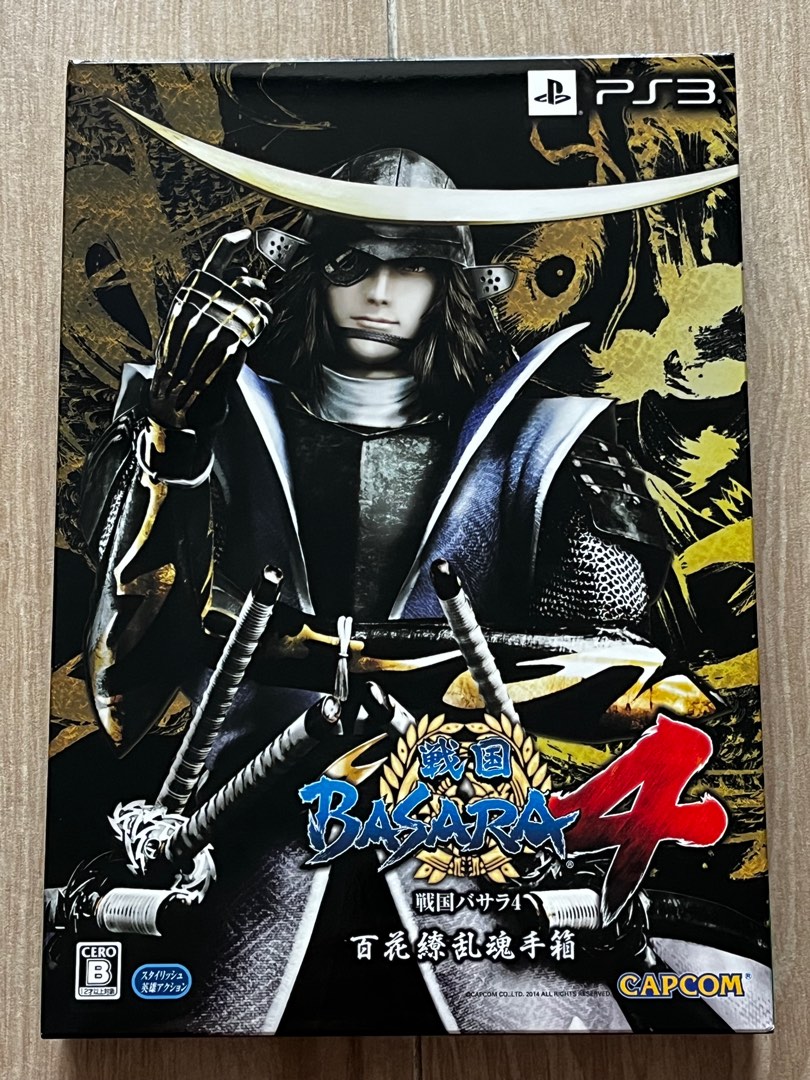 日版 PS3 CAPCOM 戰國婆娑羅 4 百花撩亂魂手箱 SENGOKU BASARA IV SPECIAL LIMITED BOXSET ...