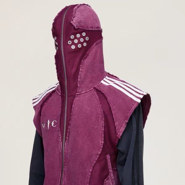 Adidas x Thug Club Teamgeist Hooded Zipup, Men's Fashion, Tops & Sets ...