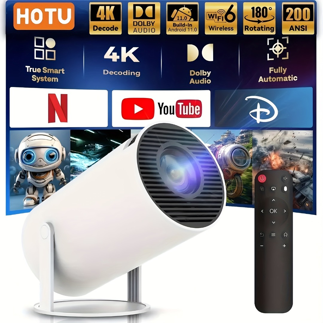 Andriod Mini Projector With Built In Games With Dual Controller ,HY300 ...