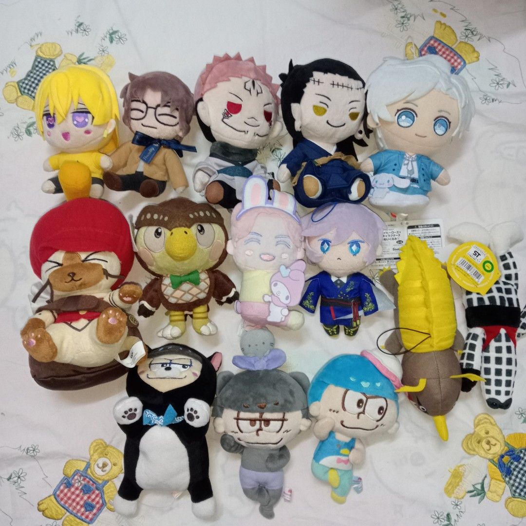 Anime Plushies - Assorted Characters, Hobbies & Toys, Toys & Games on ...