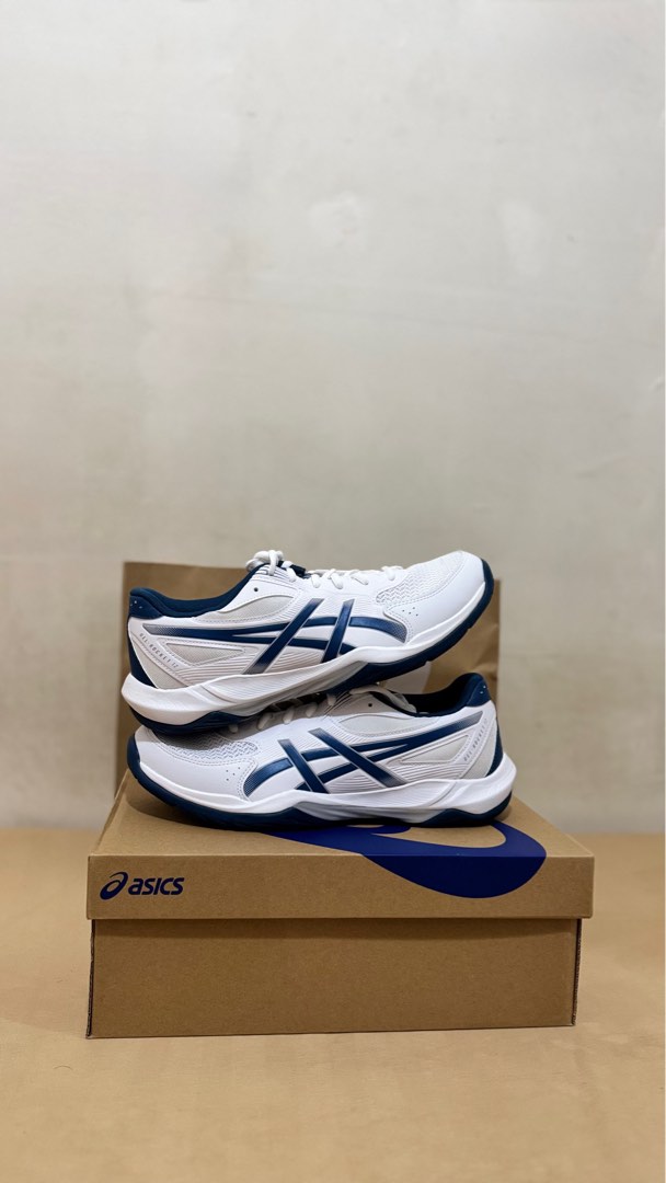 Asics Gel-Rocket 12 “white Mako Blue”, Men's Fashion, Footwear ...