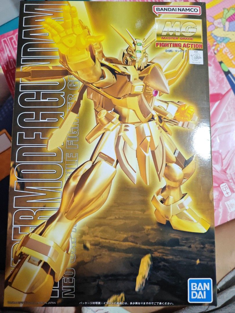 Bandai MG 1/100 Gold HYPERMODE G GUNDAM, Hobbies & Toys, Toys & Games ...