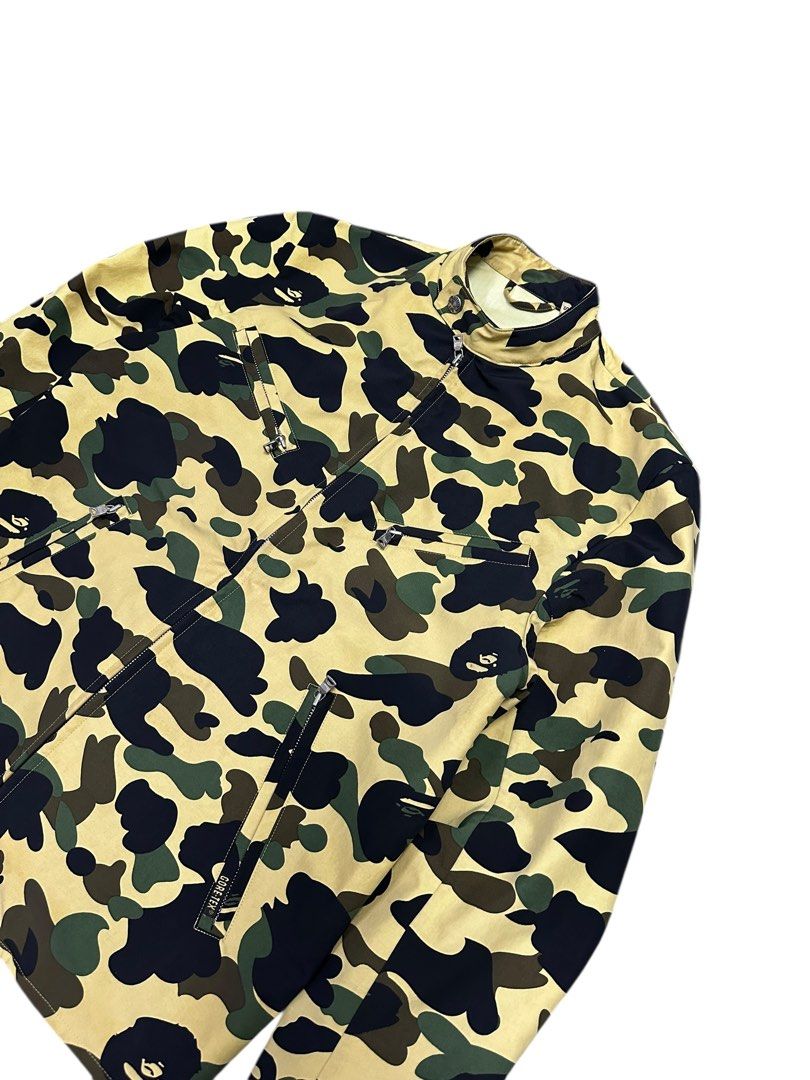 BAPE First Camo Gore-Tex Biker Jacket, Men's Fashion, Coats, Jackets ...